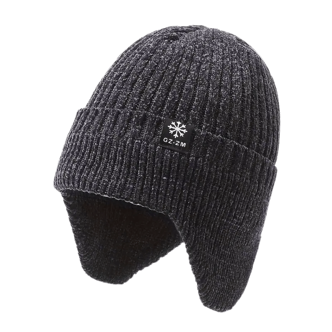 Knitted Winter Hat | Fleece Lined, Ear Coverage | Unisex – Zephoria London